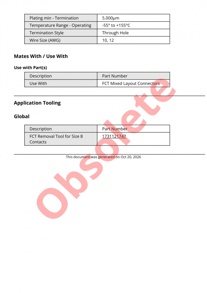 MOLEX 1731121291 technical document image 3