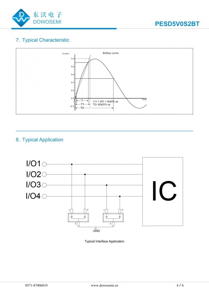 PESD5V0S2BT datasheet page 4