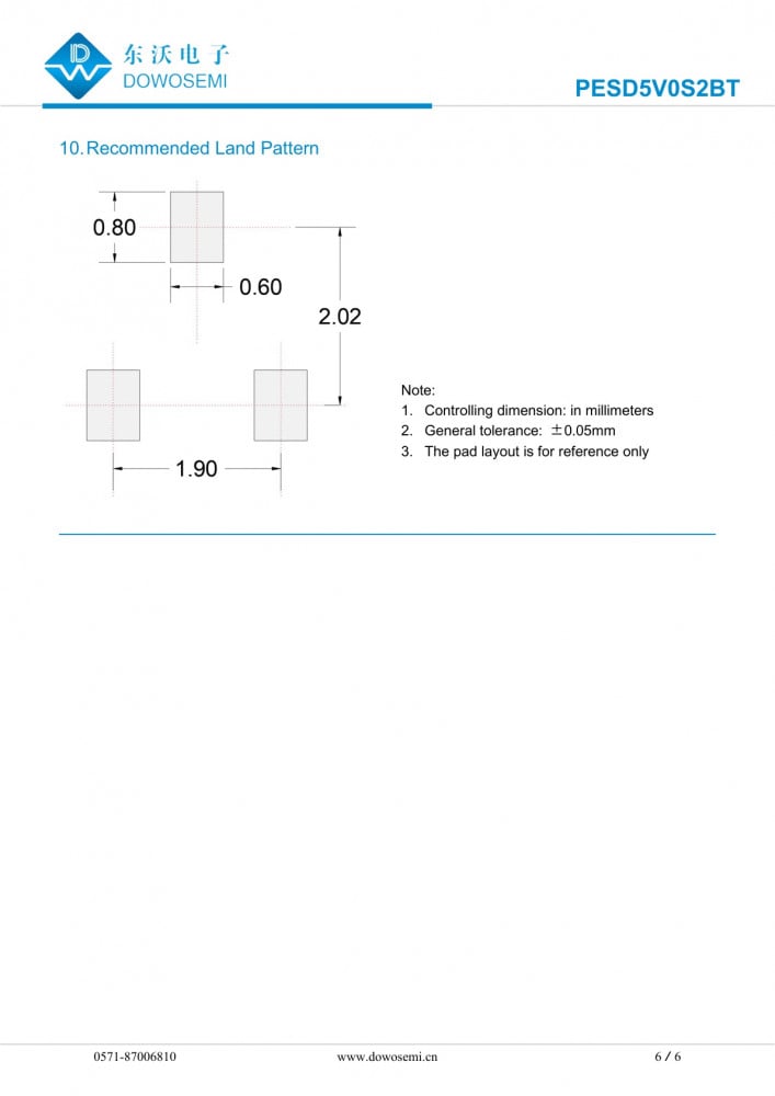 PESD5V0S2BT datasheet page 6