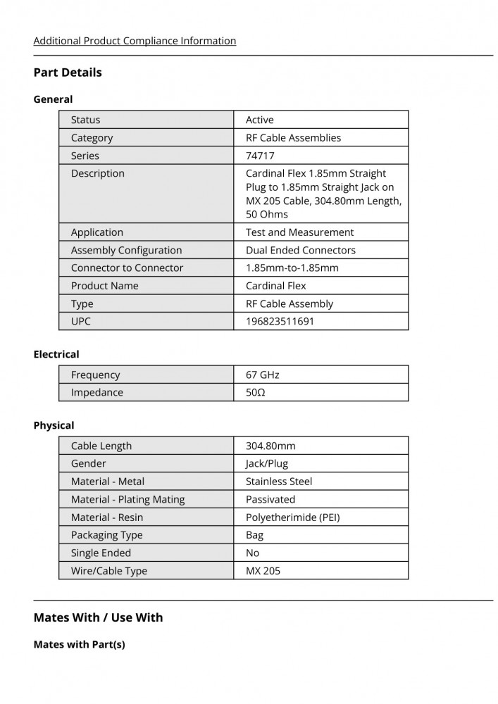 MOLEX 732390510 technical document page 2