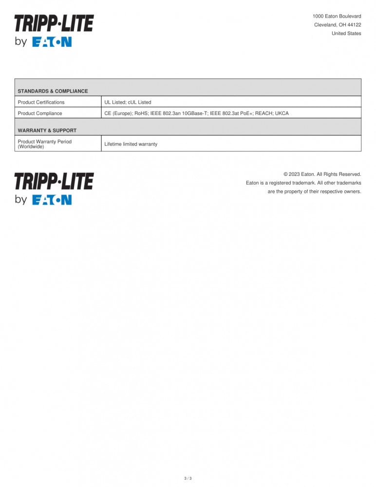 N201-050-RD technical document page 3