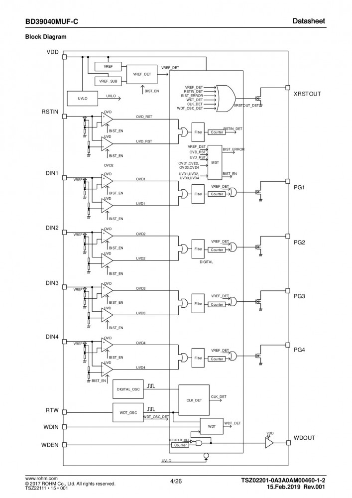 BD39040MUF-CE2 datasheet page 4