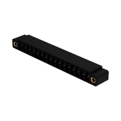 3.50mm Pitch Eurostyle Right-Angle PCB Header, with Threaded Retention Inserts, 16 Circuits for sale