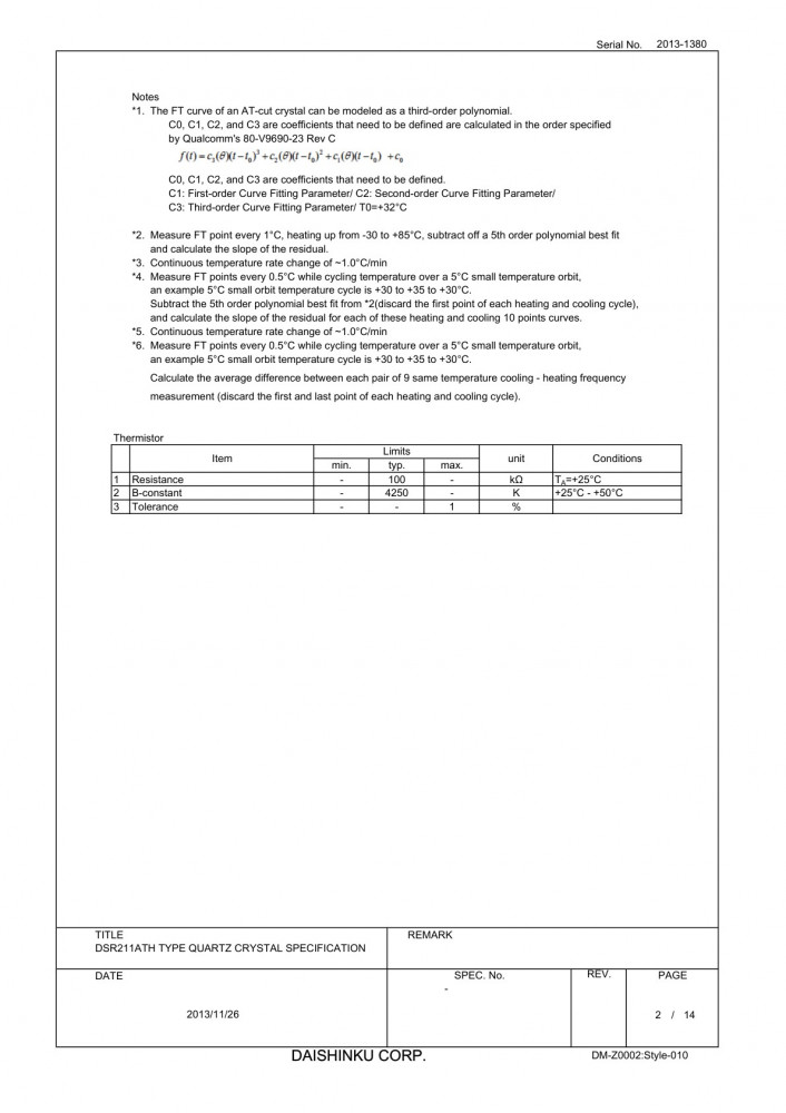 DSR211ATH specification page 3