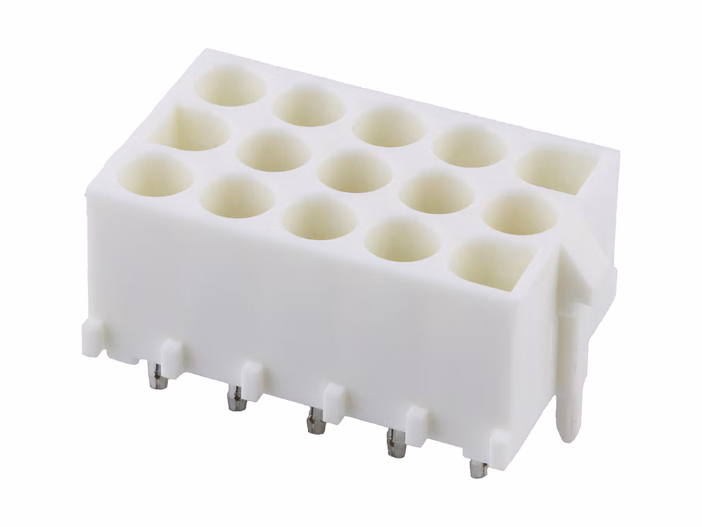MX150 Panel Mount Male Connector Assembly, Dual Row, 12 Circuits, Keying  Option C, Dark Gray Housing, Blue Gasket