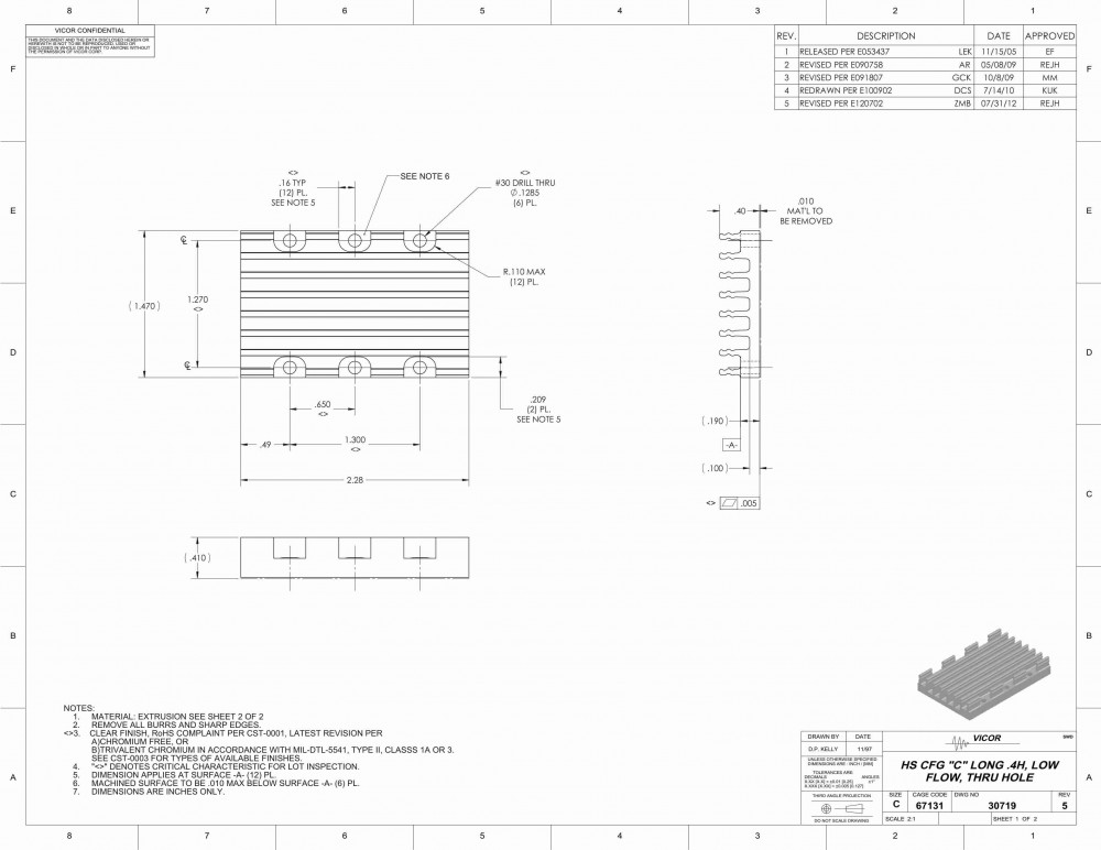 VICOR 30719 technical document page 1