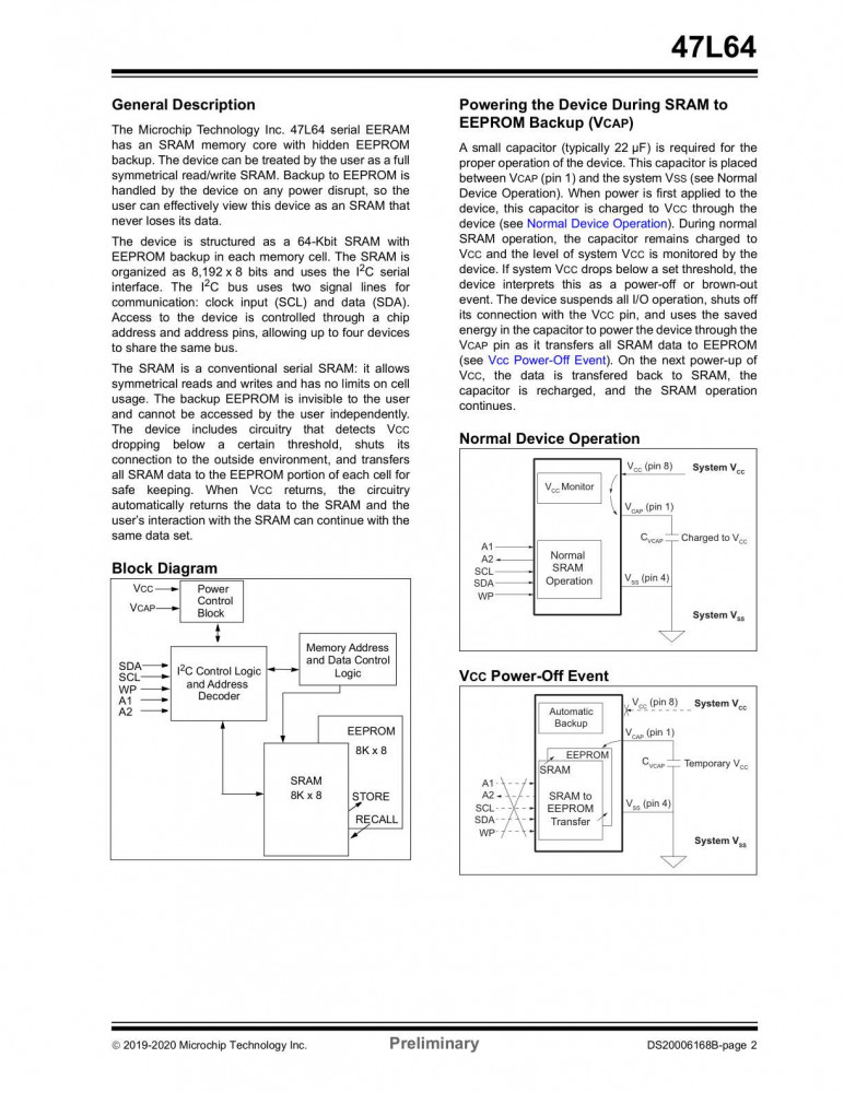 47L64 datasheet page 2