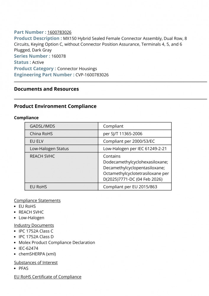 Product document preview, page 1