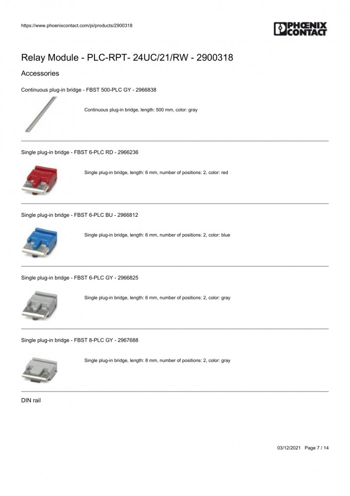 Phoenix Contact 2900318 document page 7