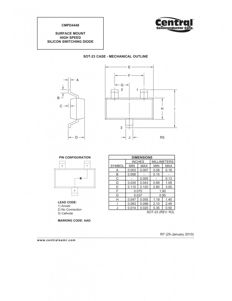 CMPD4448 product specification page 2