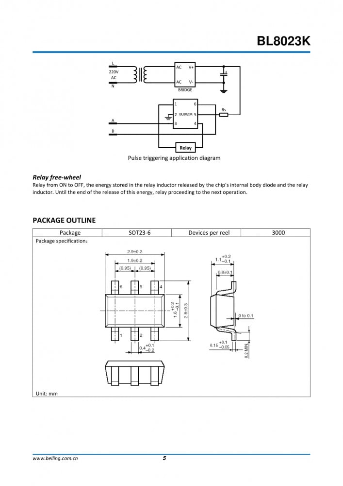 BL8023KCB6TR datasheet page 5