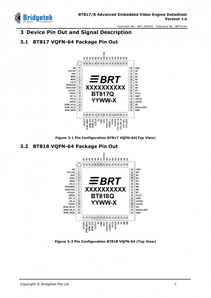 BT817/8 datasheet page 7