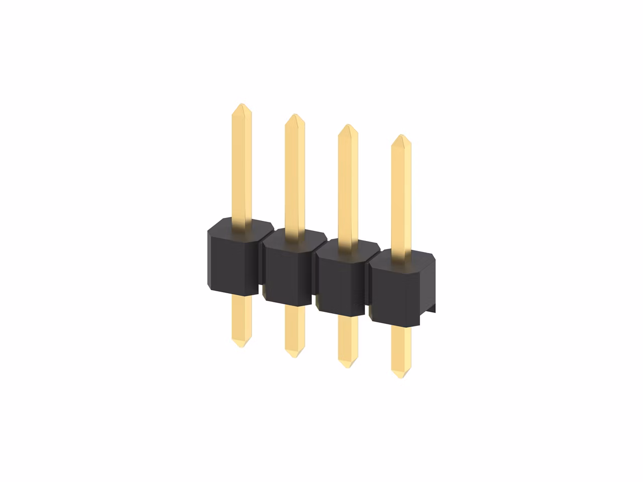 KK 254 PCB Header, Through Hole, Breakaway, Vertical, 26 Circuits (void at circuits 4, 7, 17), 0.38µm Gold (Au) Plating, Bag Packaging, Lead-Free
