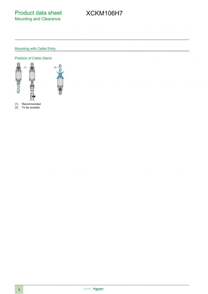 XCKM106H7 technical document page 4