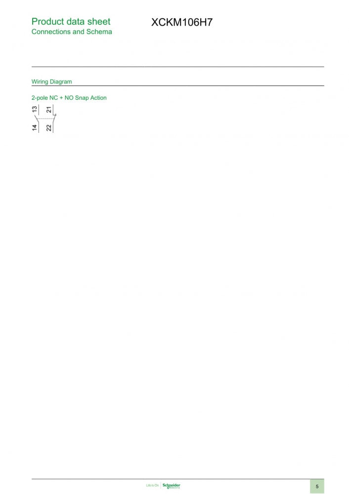 XCKM106H7 technical document page 5