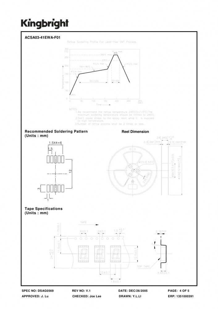 ACSA03-41EWA-F01 datasheet page 4