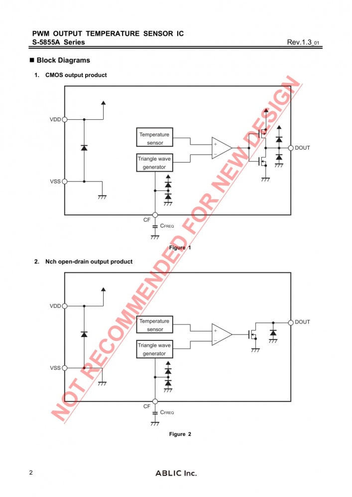 S-5855A datasheet page 2
