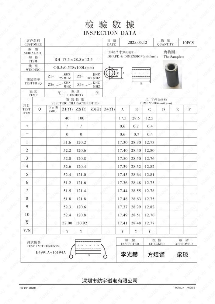 RH17.5×28.5×12.5 inspection document page 3
