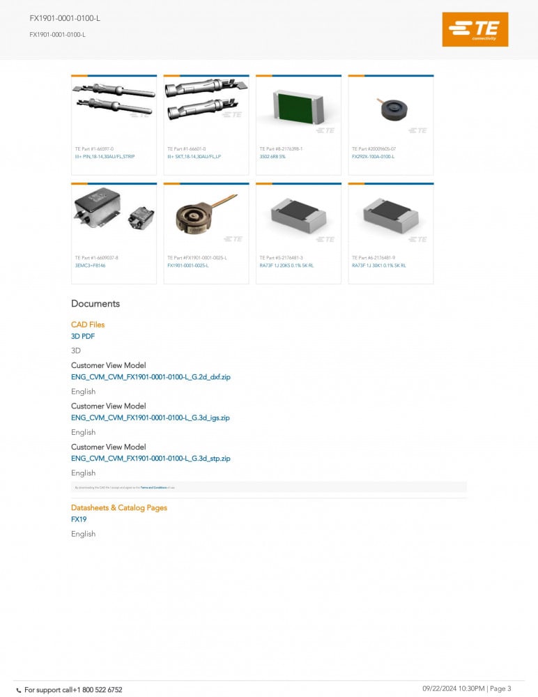 FX1901 technical document page 3