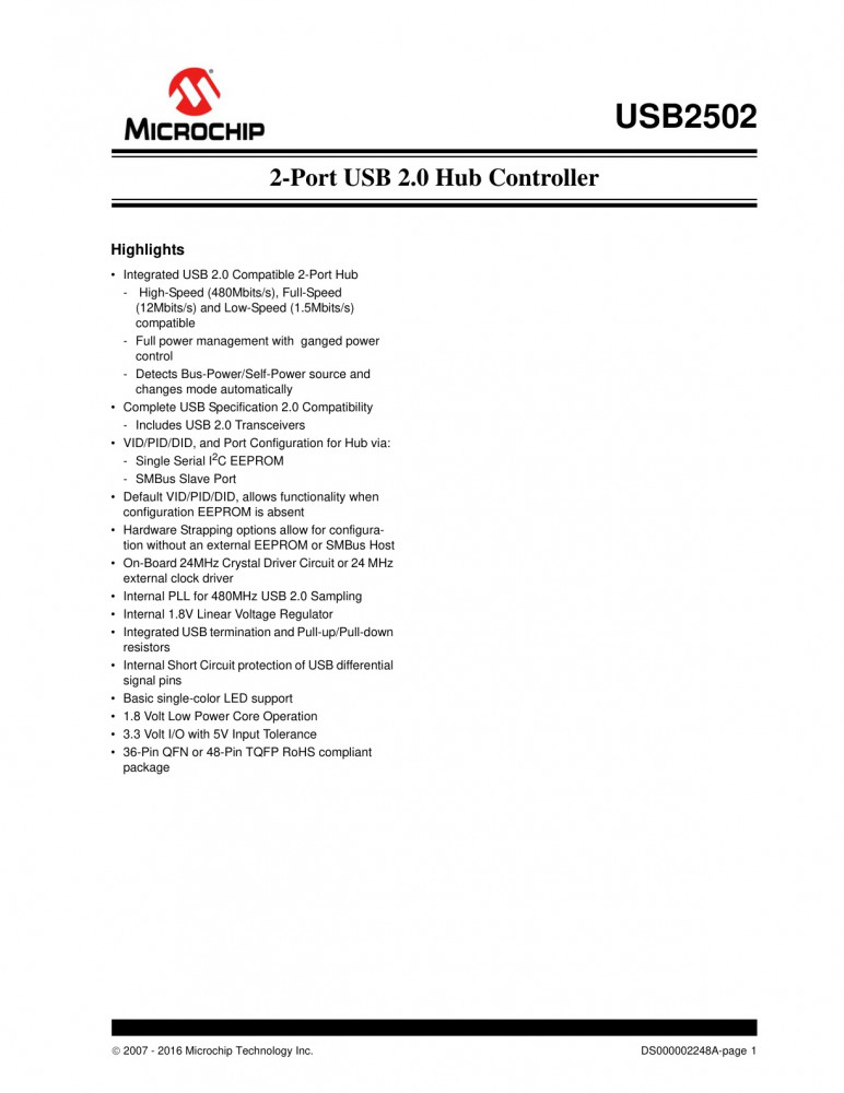 Technical document page 1