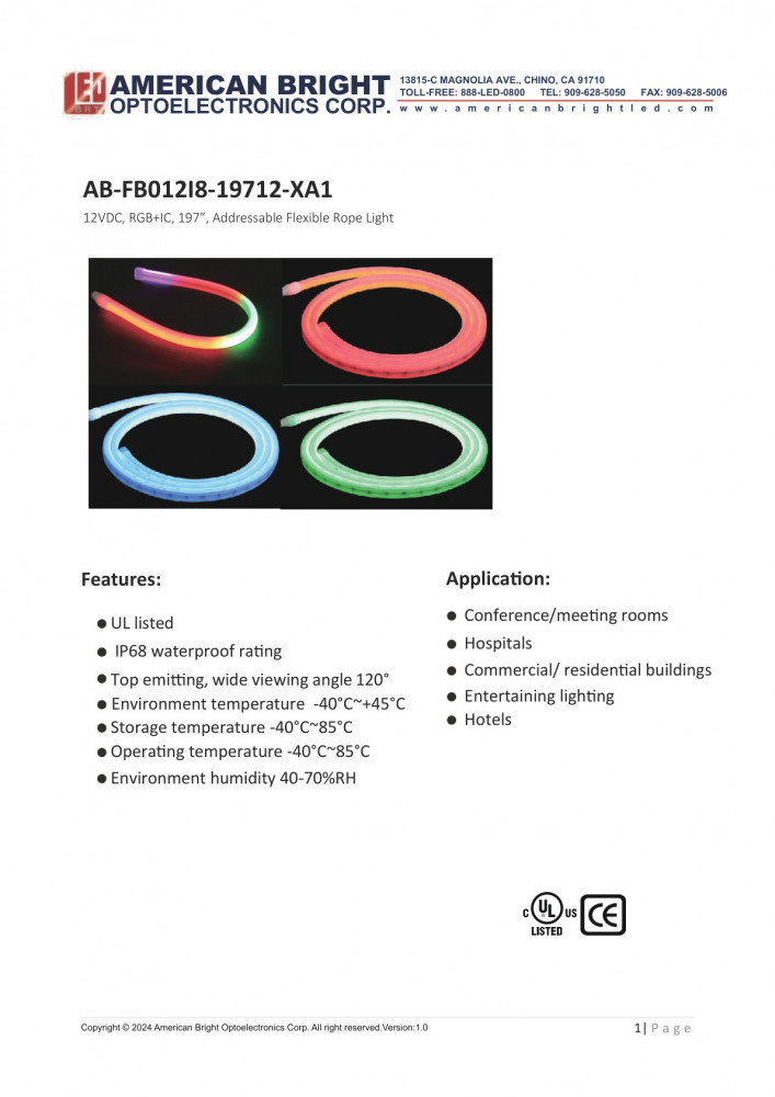 AB-FB012I8-19712-XA1 technical document, page 1