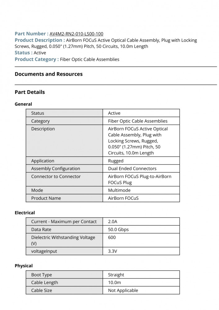 AV4M2-RN2-010-LS00-100 technical document page 1