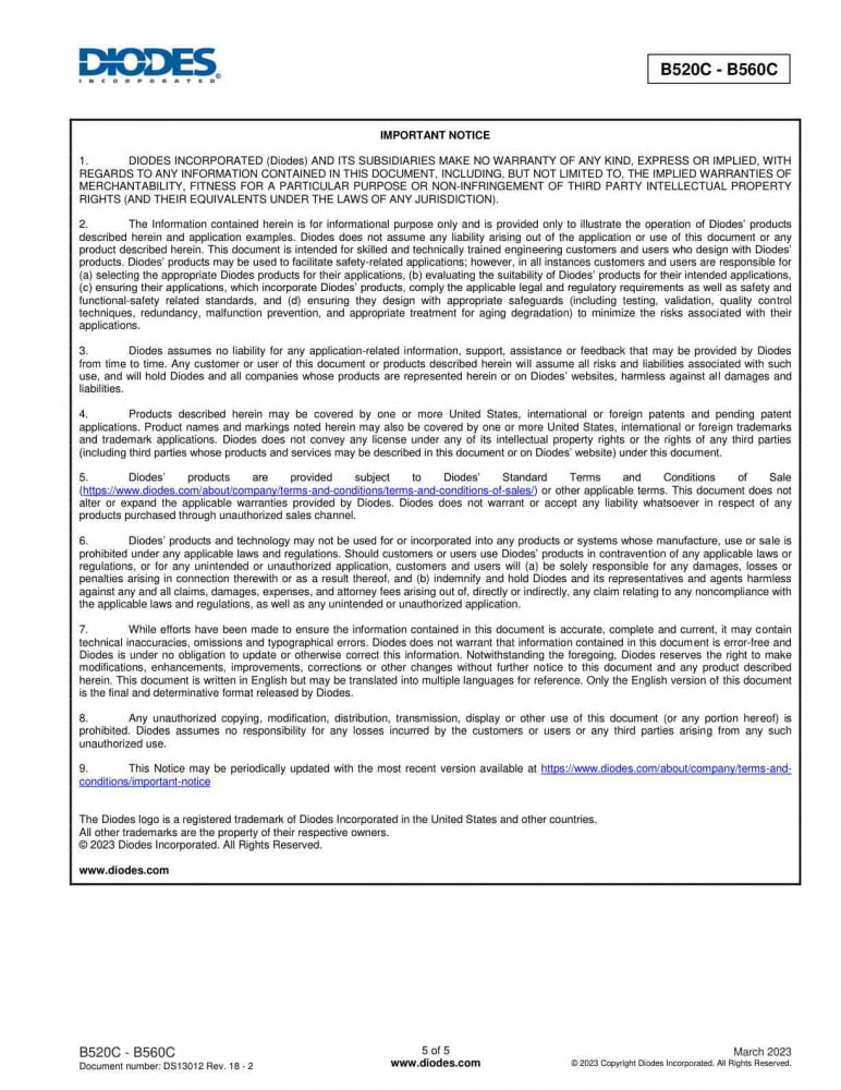 B550C-13-F datasheet page 5