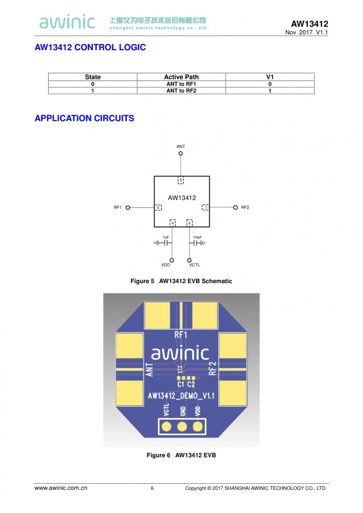 AW13412DNR datasheet page 6