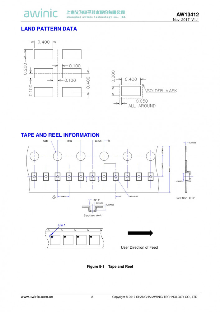 AW13412DNR datasheet page 8