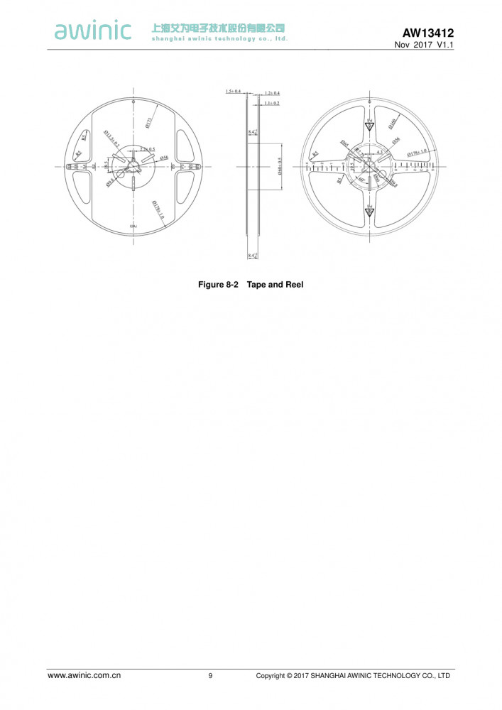 AW13412DNR datasheet page 9