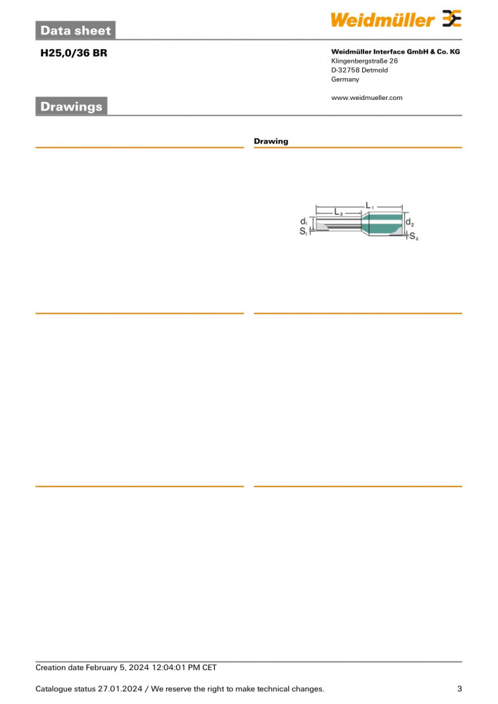 WEIDMULLER 0317100000 technical document page 3