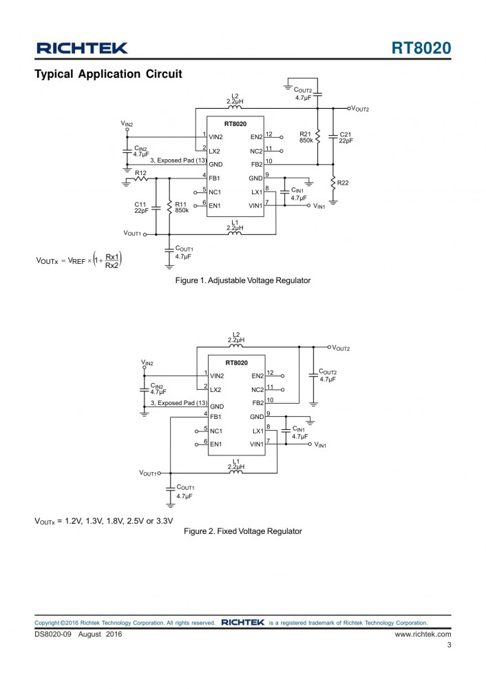 RT8020 datasheet page 3
