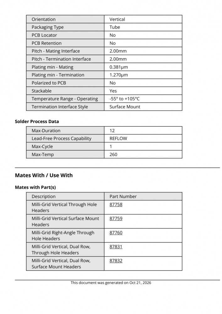 MOLEX 873810608 product document image, page 3