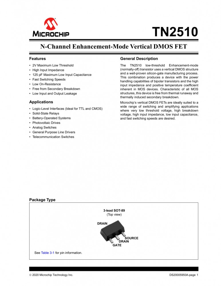 TN2510 document page 1