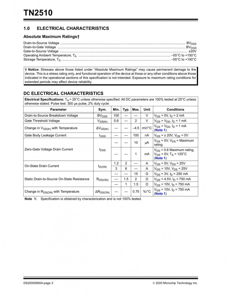 TN2510 document page 2