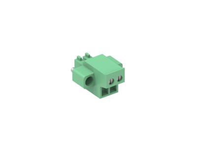 3.81mm Pitch Eurostyle Horizontal Plug, In-Line with Retention Screws, 4 Circuits
