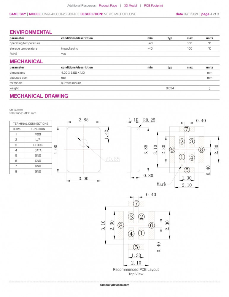 CMM-4030DT-261280-TR datasheet page 4