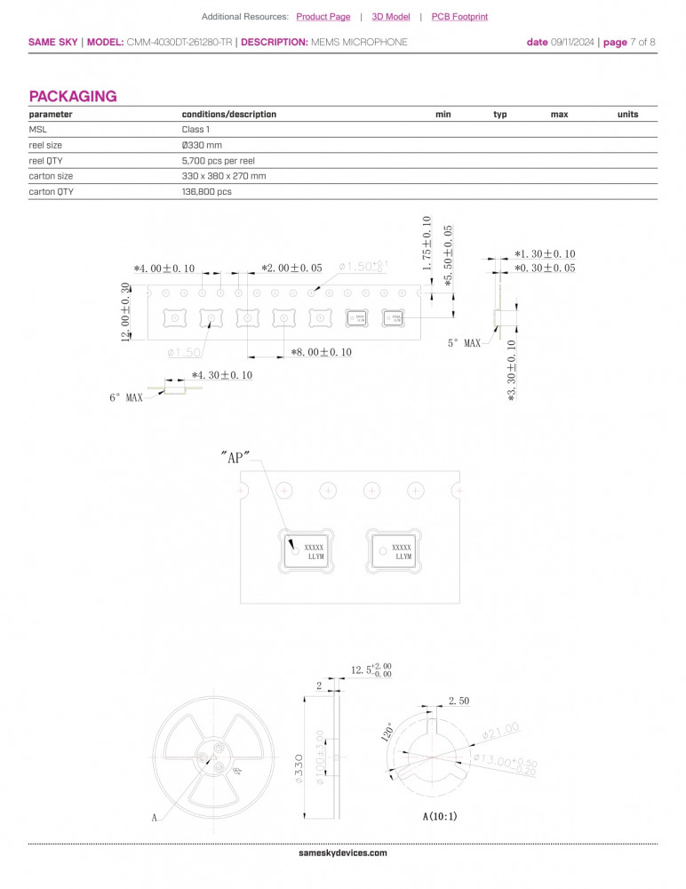 CMM-4030DT-261280-TR datasheet page 7