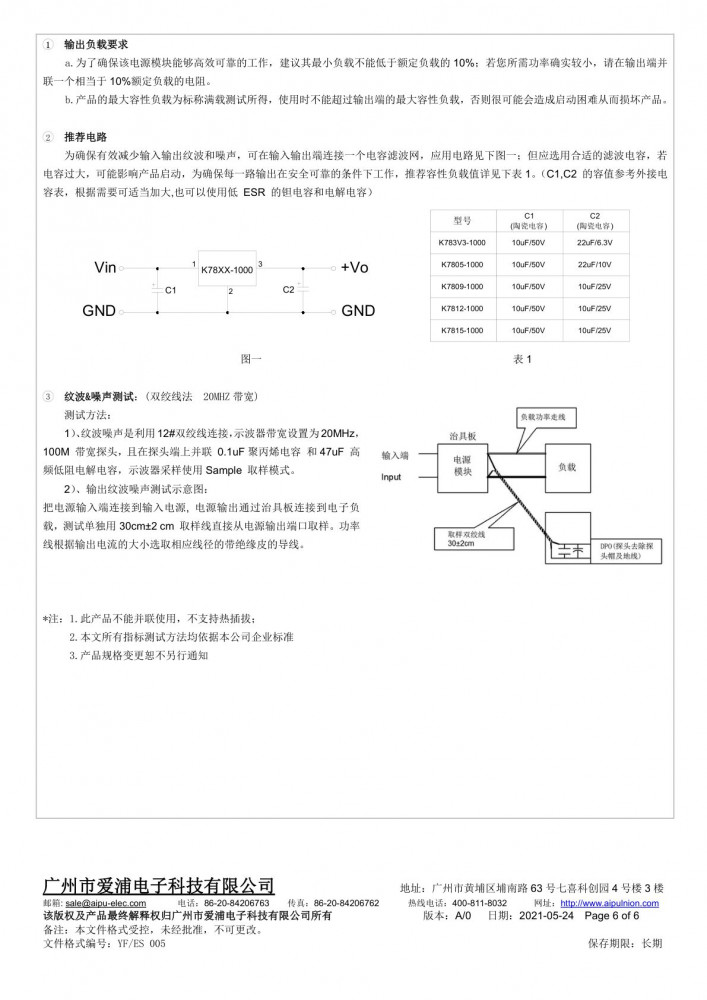 K7812-1000 datasheet page 6