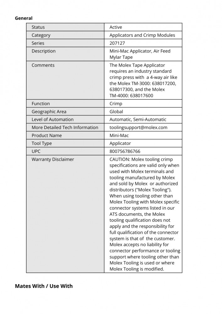 MOLEX 638853900 document preview, page 2