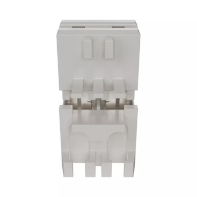 Appli-Mate RAST Power IDT Housing, 5.00mm Pitch, Direct/Indirect, Female, 2 Circuits, Code Keys A and D Removed, Open End Walls for sale