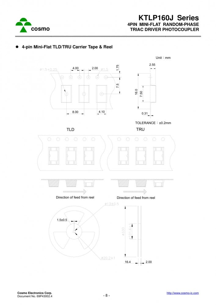 KTLP160J3 TLD datasheet page 8