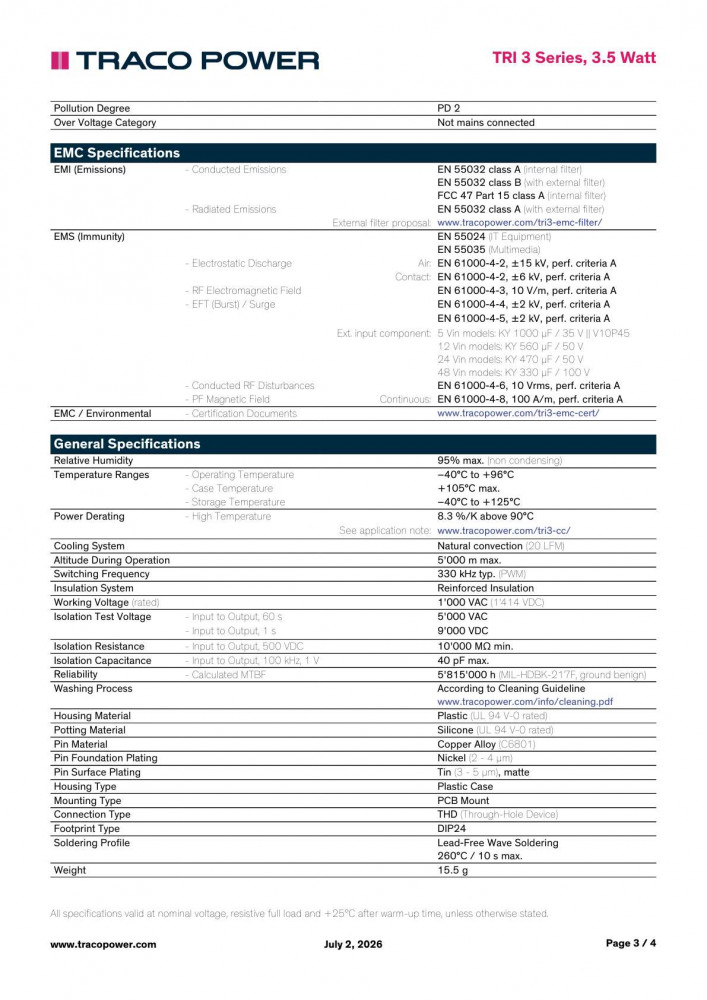 TRI 3 product document page 3