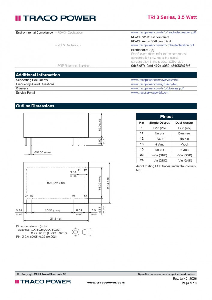 TRI 3 product document page 4