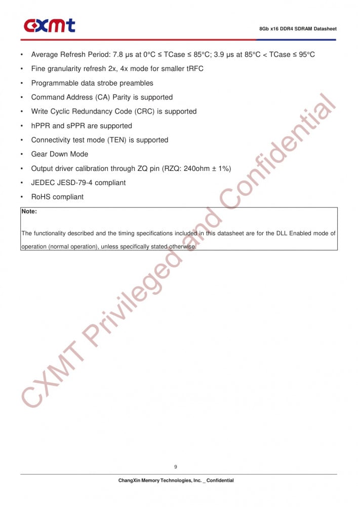 CXDQ3BFAM-CQ-A datasheet page 9
