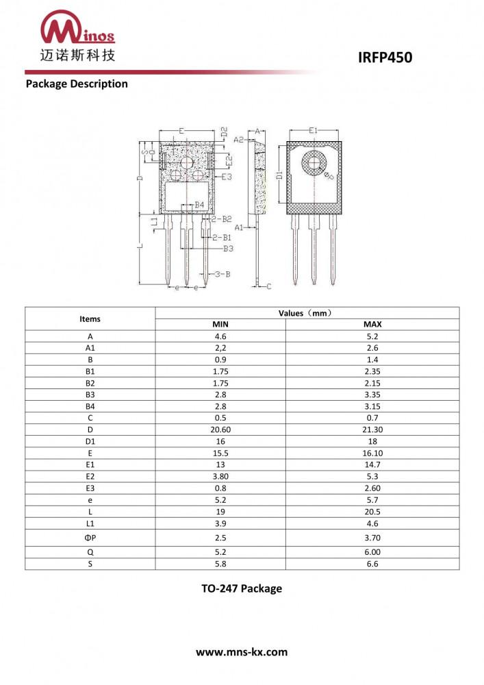 IRFP450 datasheet page 5