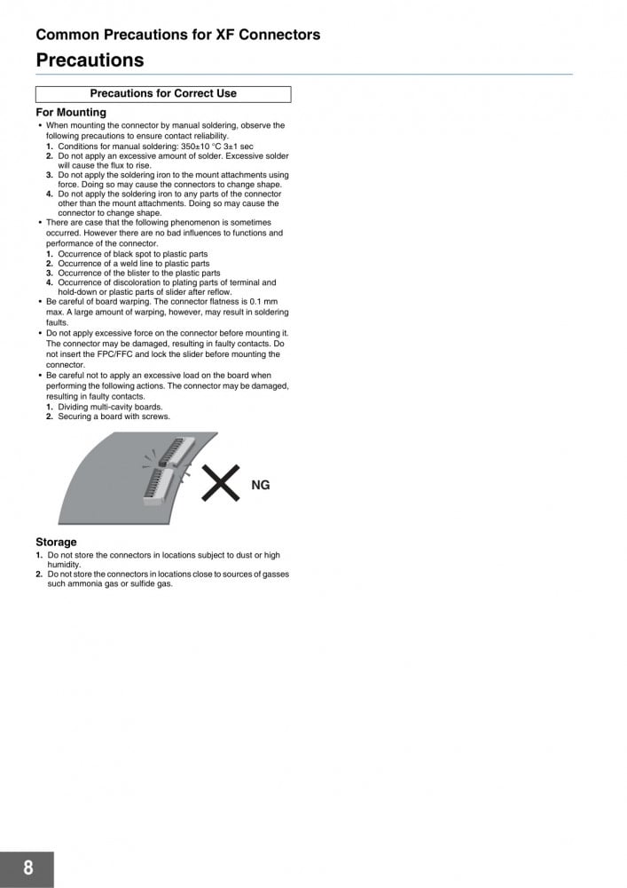 OMRON XF2M datasheet page 8