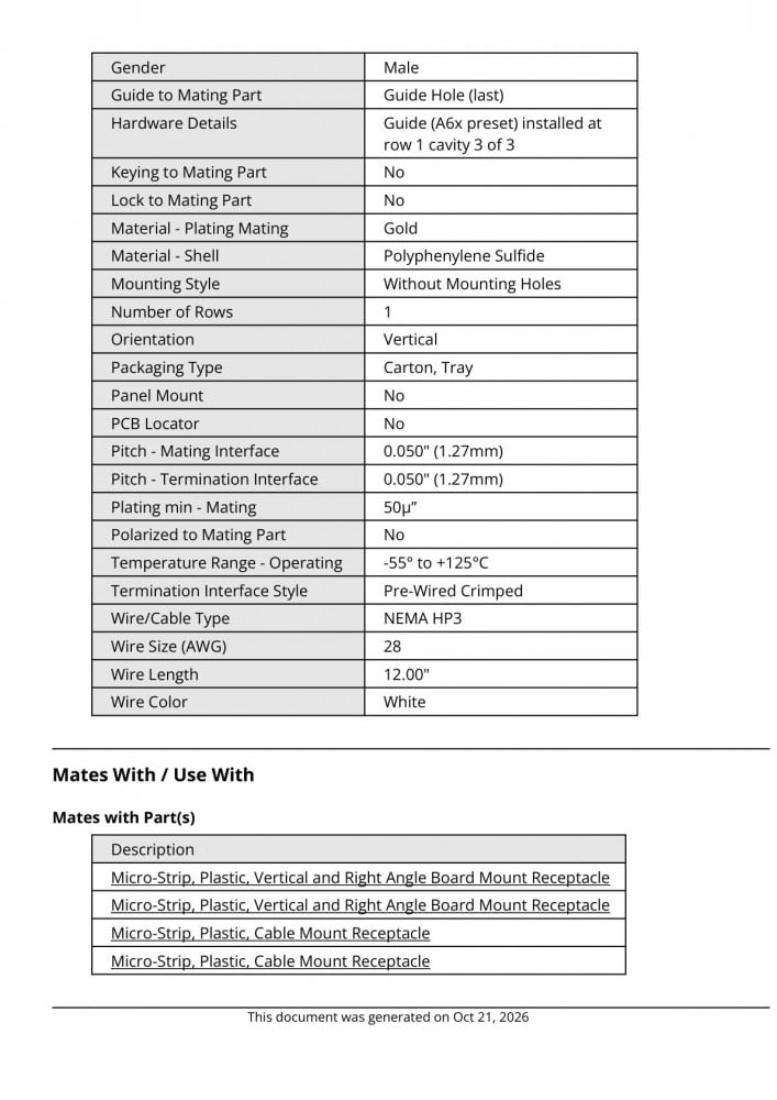Technical document image 2 for MA-131-003-161-A66XF