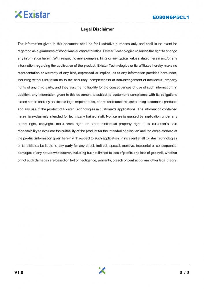 E080N6P5CL1 datasheet page 8