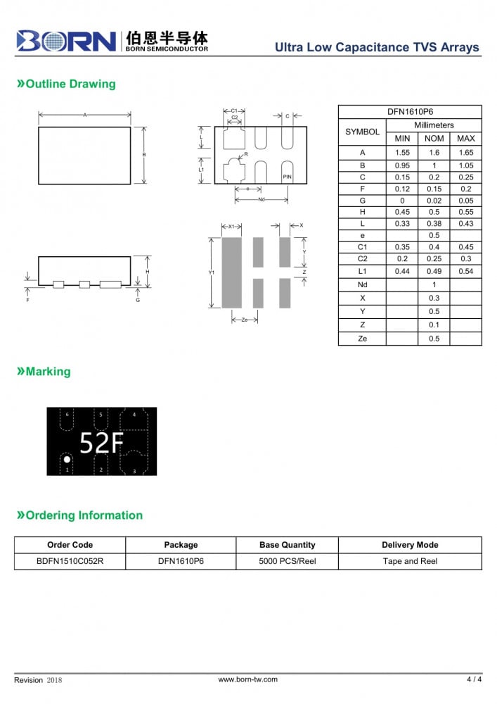 BDFN1510C052R datasheet page 4